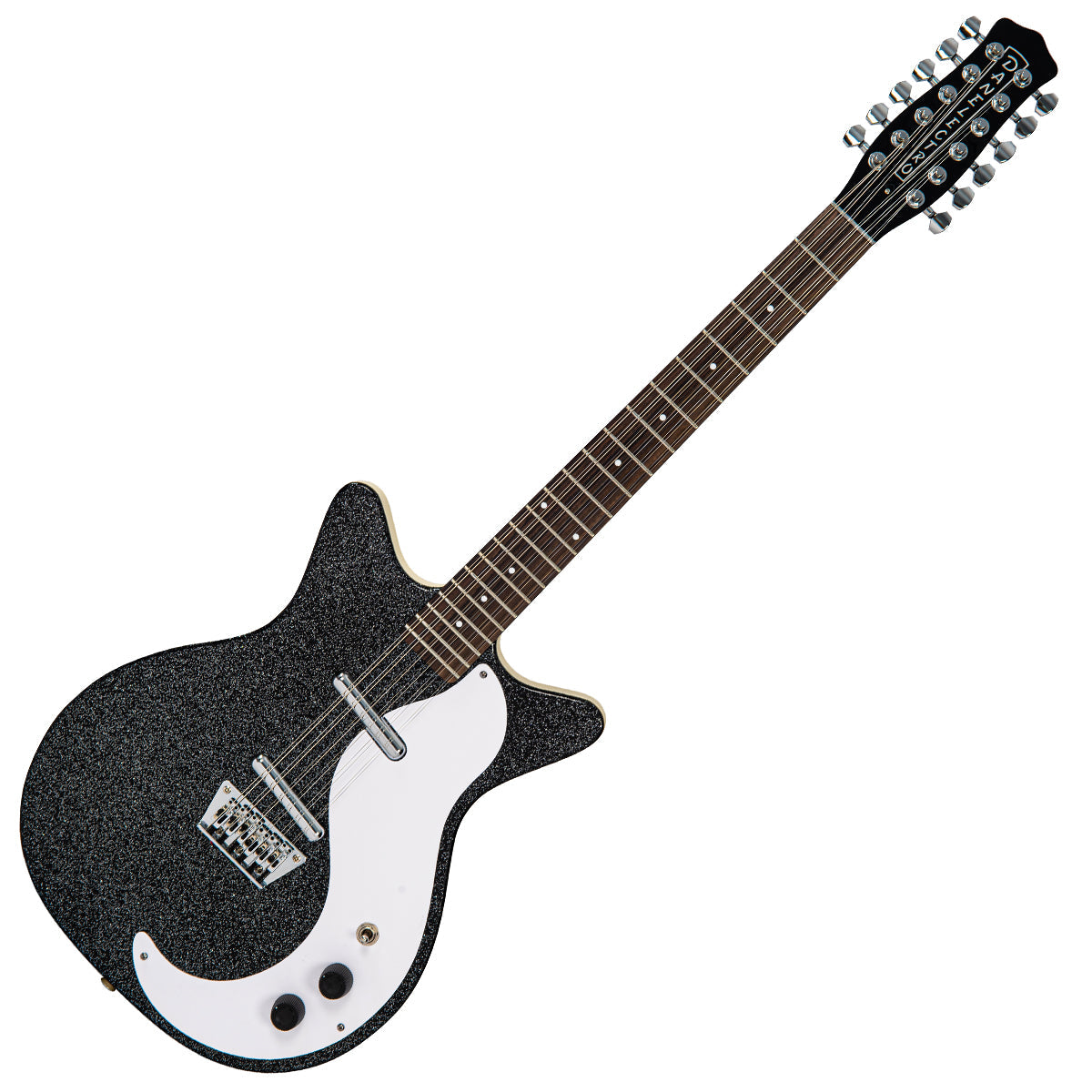 Danelectro '59 12 String Electric Guitar ~ Black Sparkle – JAS Musicals ...
