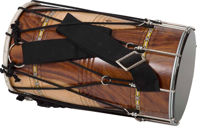 JAS Concert Dhol Straight Barrel Shape, Rose wood Natural with all Acc ...